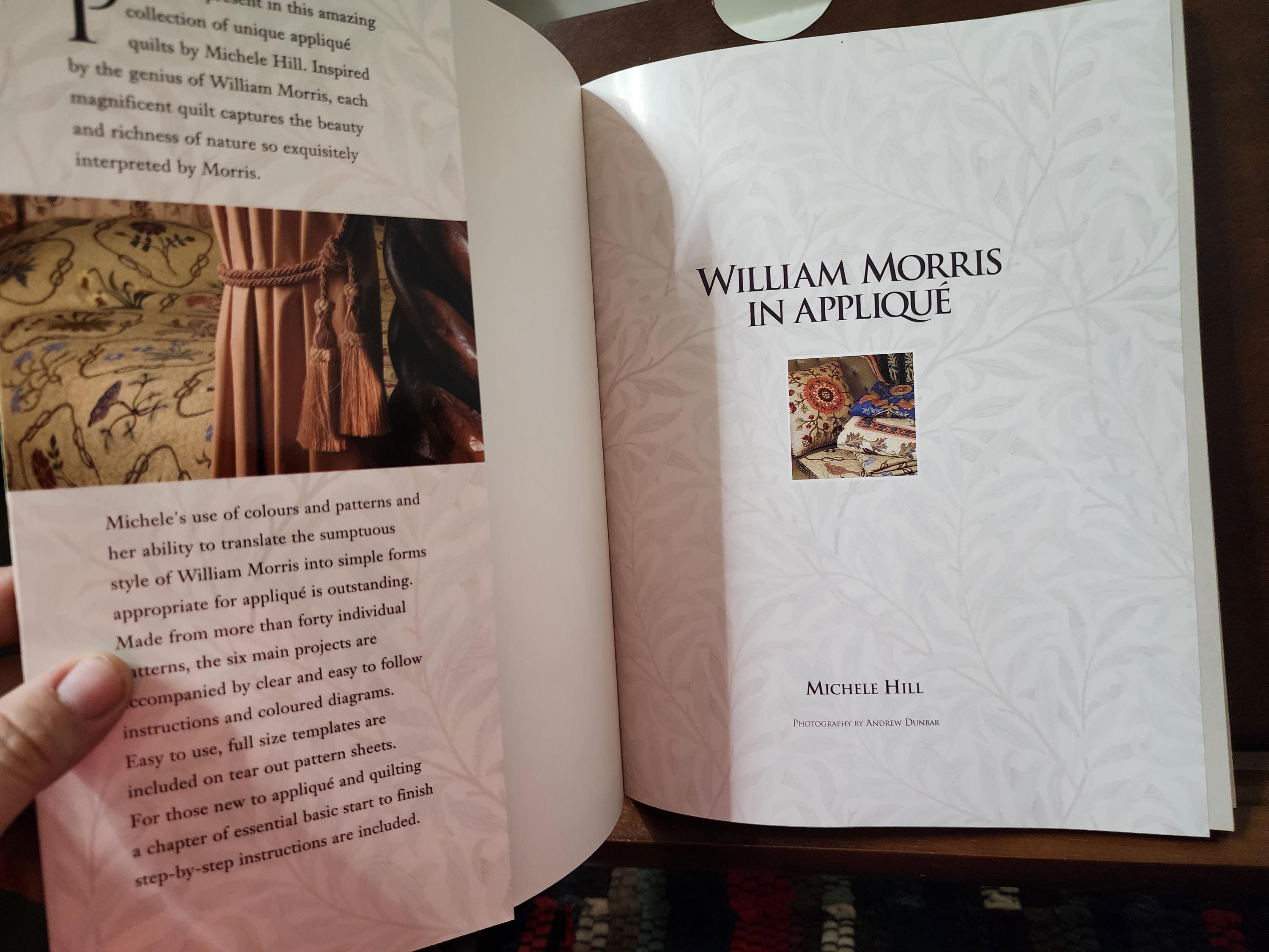 William Morris in Applique by Michele Hill - Etsy