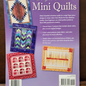 Paper-pieced Mini Quilts Book - Etsy