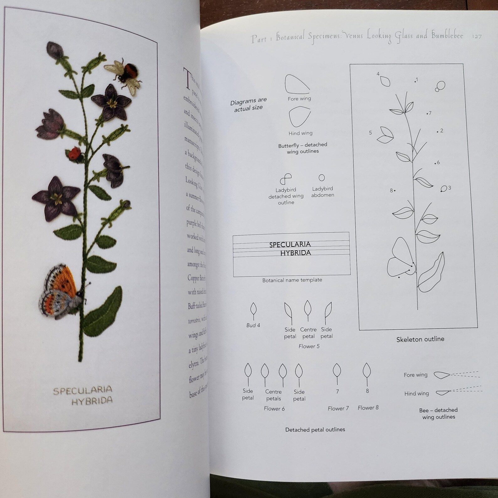 Stumpwork Medieval Flora by Jane Nicholas, Embroidery Book in the ...