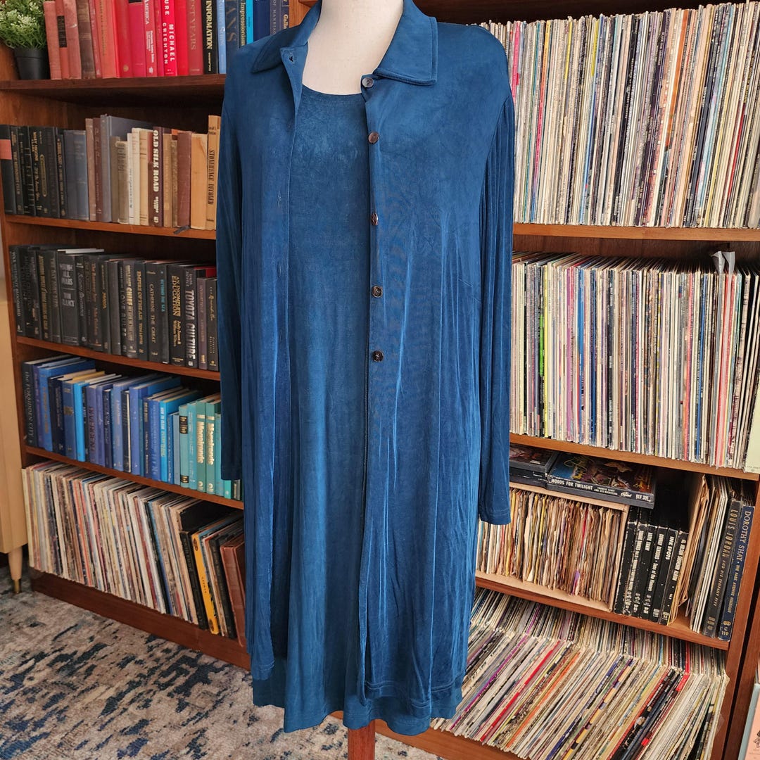 18W Two Piece Vintage Teal Ronni Nicole II by Ouida Sleeveless Midi and ...