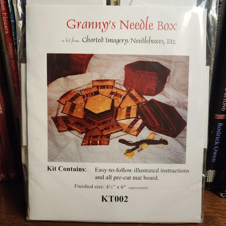 Granny's Needle Box ©1996 Kit From Charted Imagery / Needleboxes, Etc ...