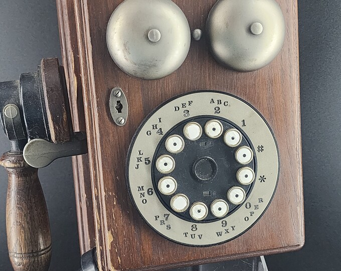 Vintage 1980s Western Electric Reproduction Antique Telephone | Wall ...