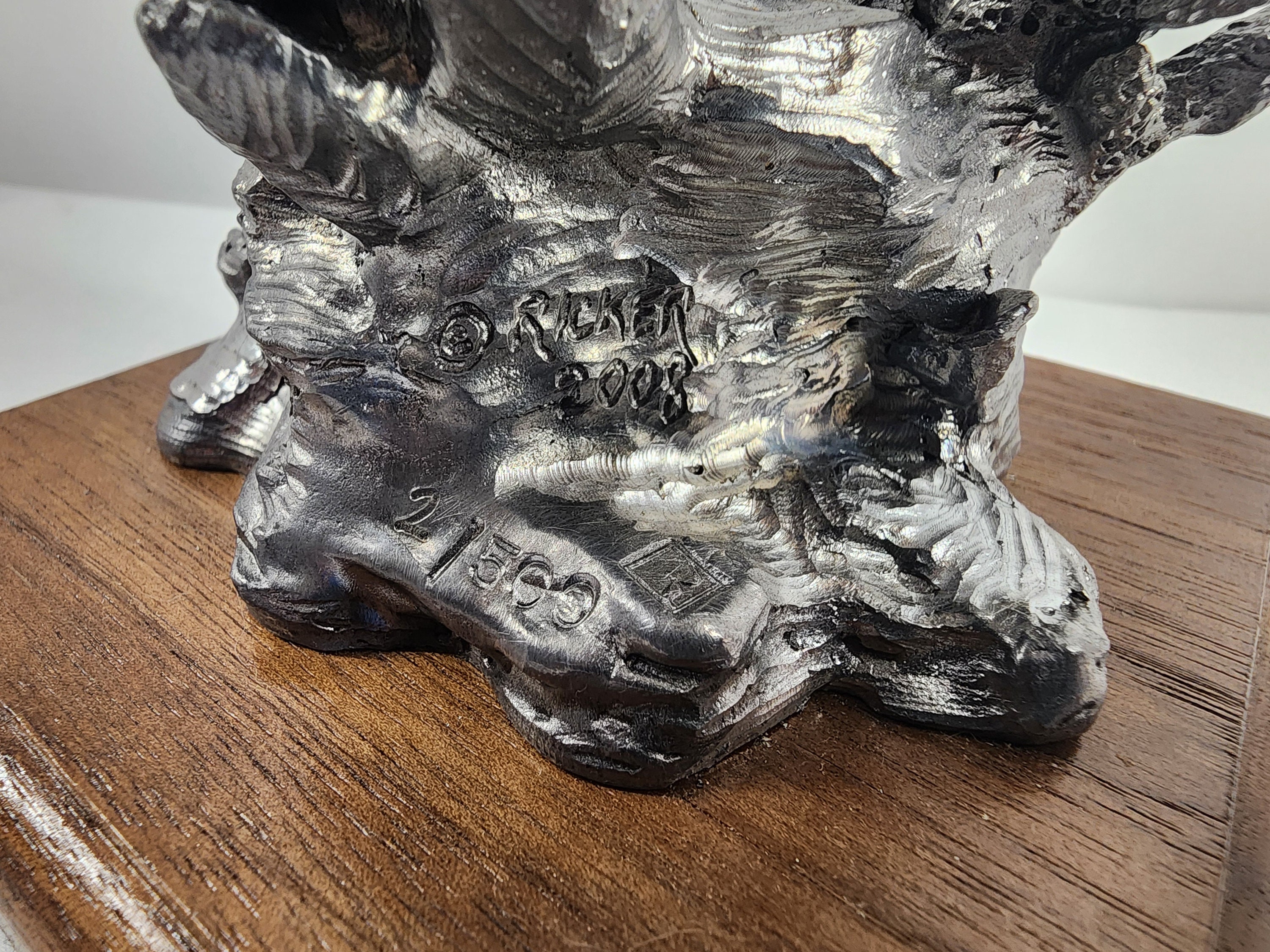 Michael Ricker Pewter Statue Limited Edition 2/500 Seal Life #4 White ...