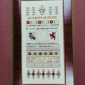 Mary Queen of Scots Embroidery Pattern - Etsy