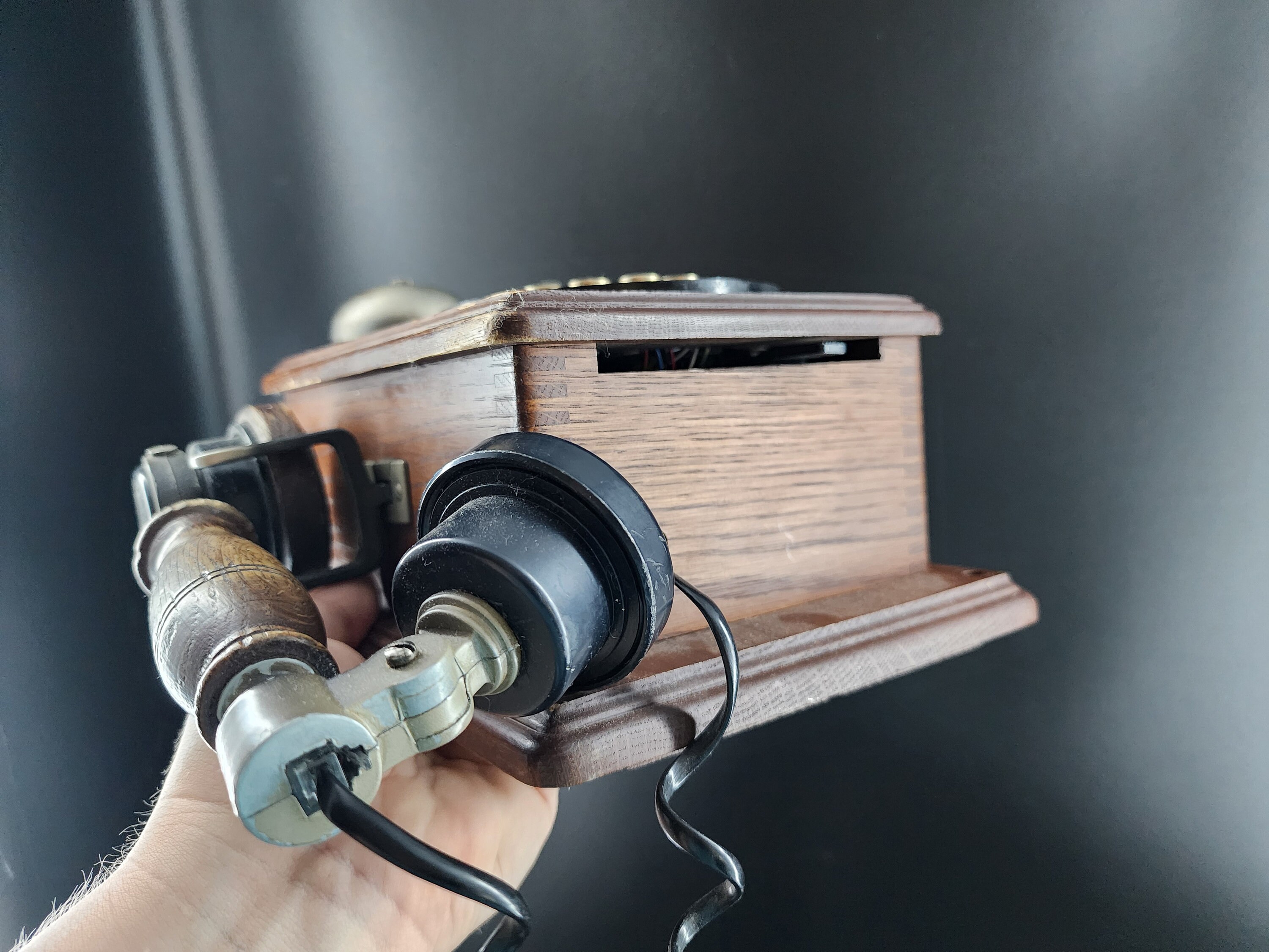 Vintage 1980s Western Electric Reproduction Antique Telephone Wall ...