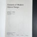 Optical Design Book | 1985 First Edition by Donald C. O'shea - Etsy