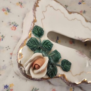 Rose Floral Porcelain Tissue Box Cover Holder - Signed & Numbered - Etsy
