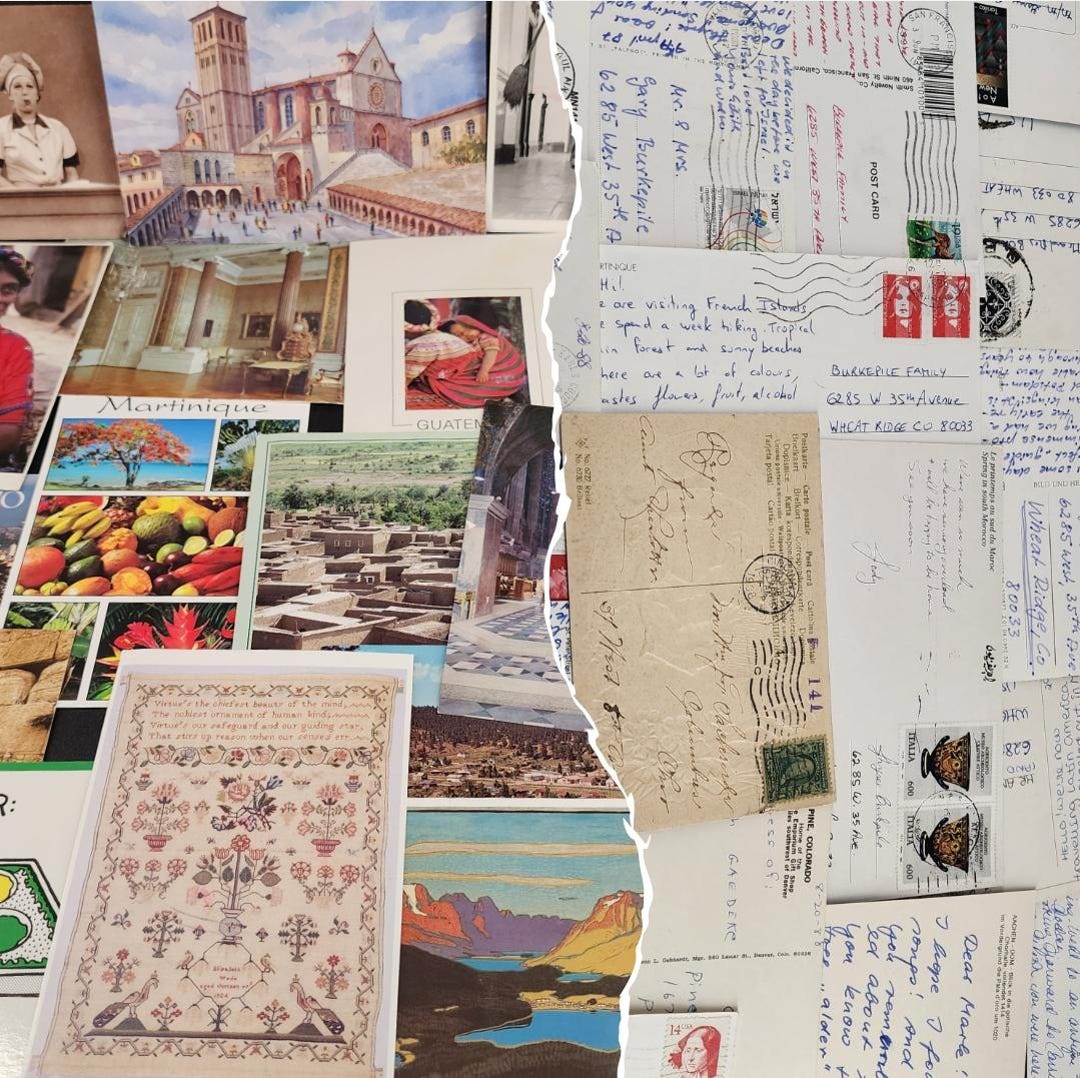 22 Vintage International Postcards With Gorgeous Script, Interesting ...