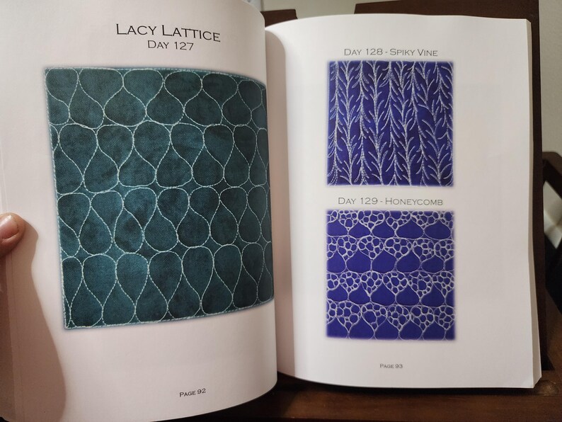 365 Free Motion Quilting Designs by Leah Day - Etsy