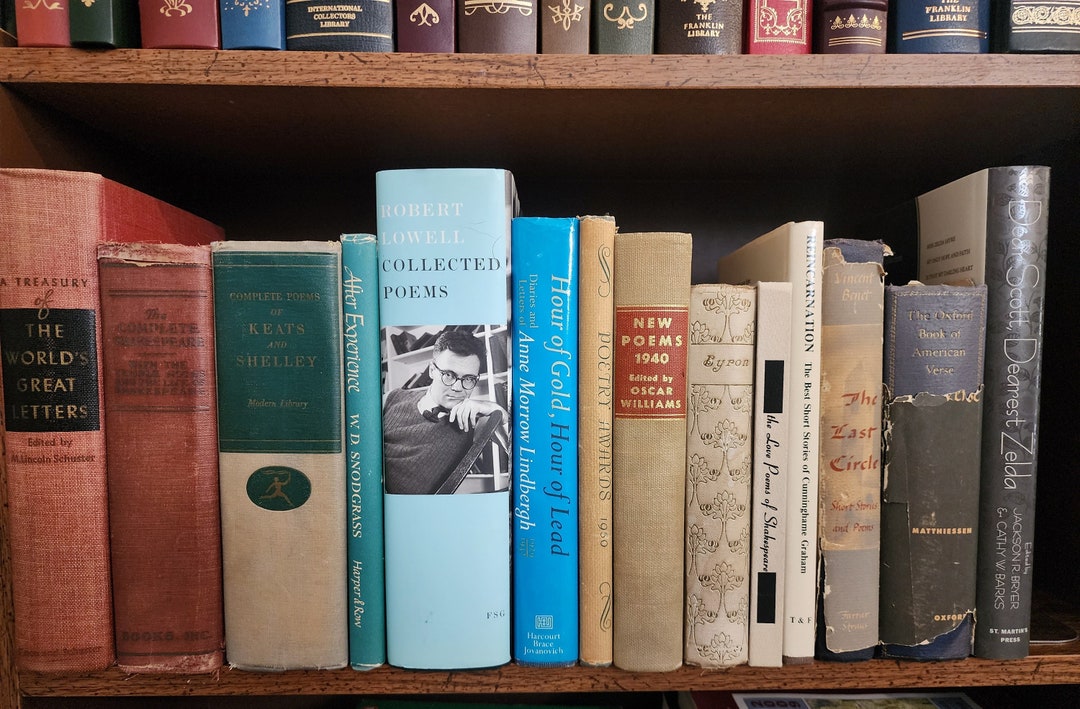 Various Hardcover Poetry Books Vintage Poetry Sold Individually - Etsy