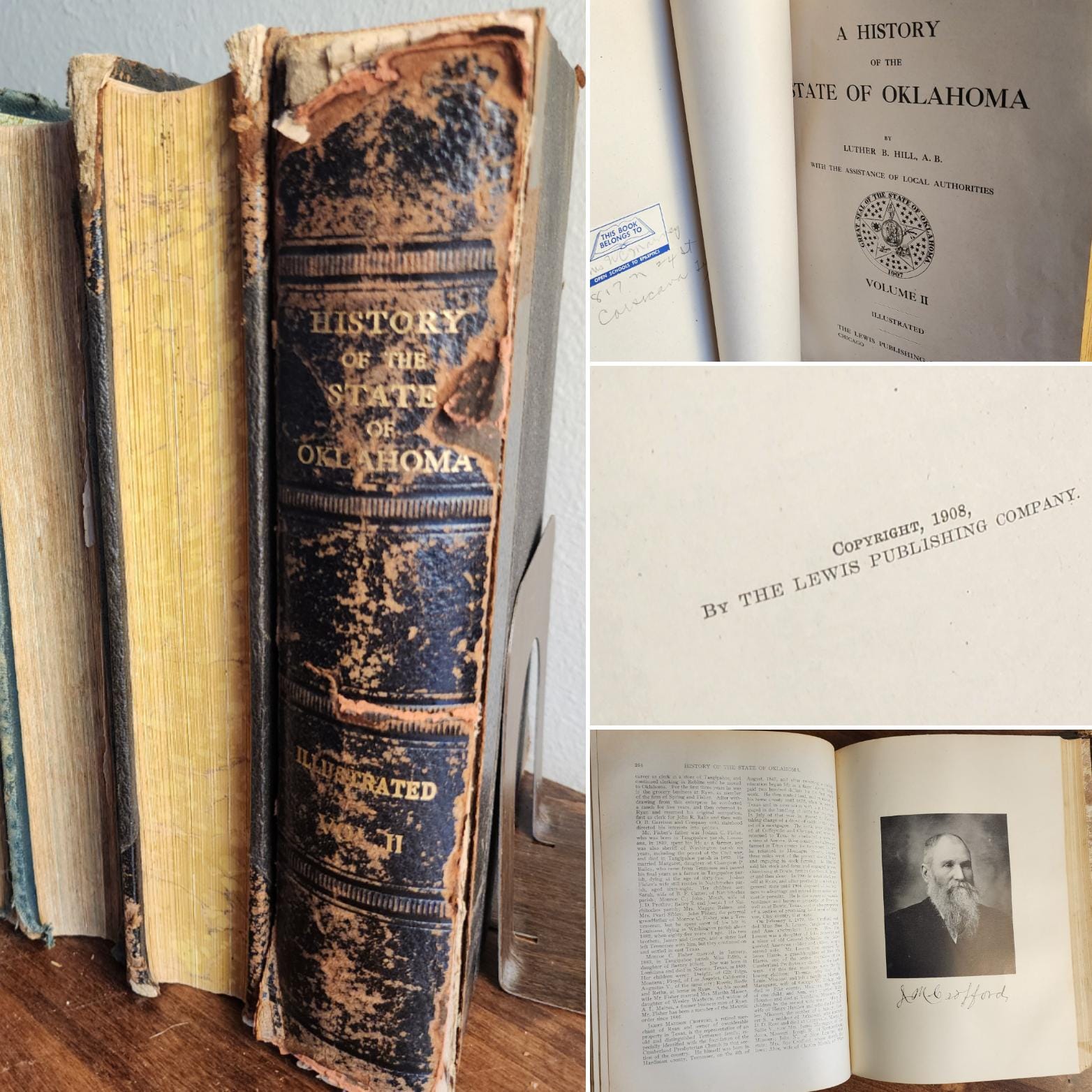 Antique Oklahoma Books Revised Laws of Oklahoma ©1910, A Standard ...