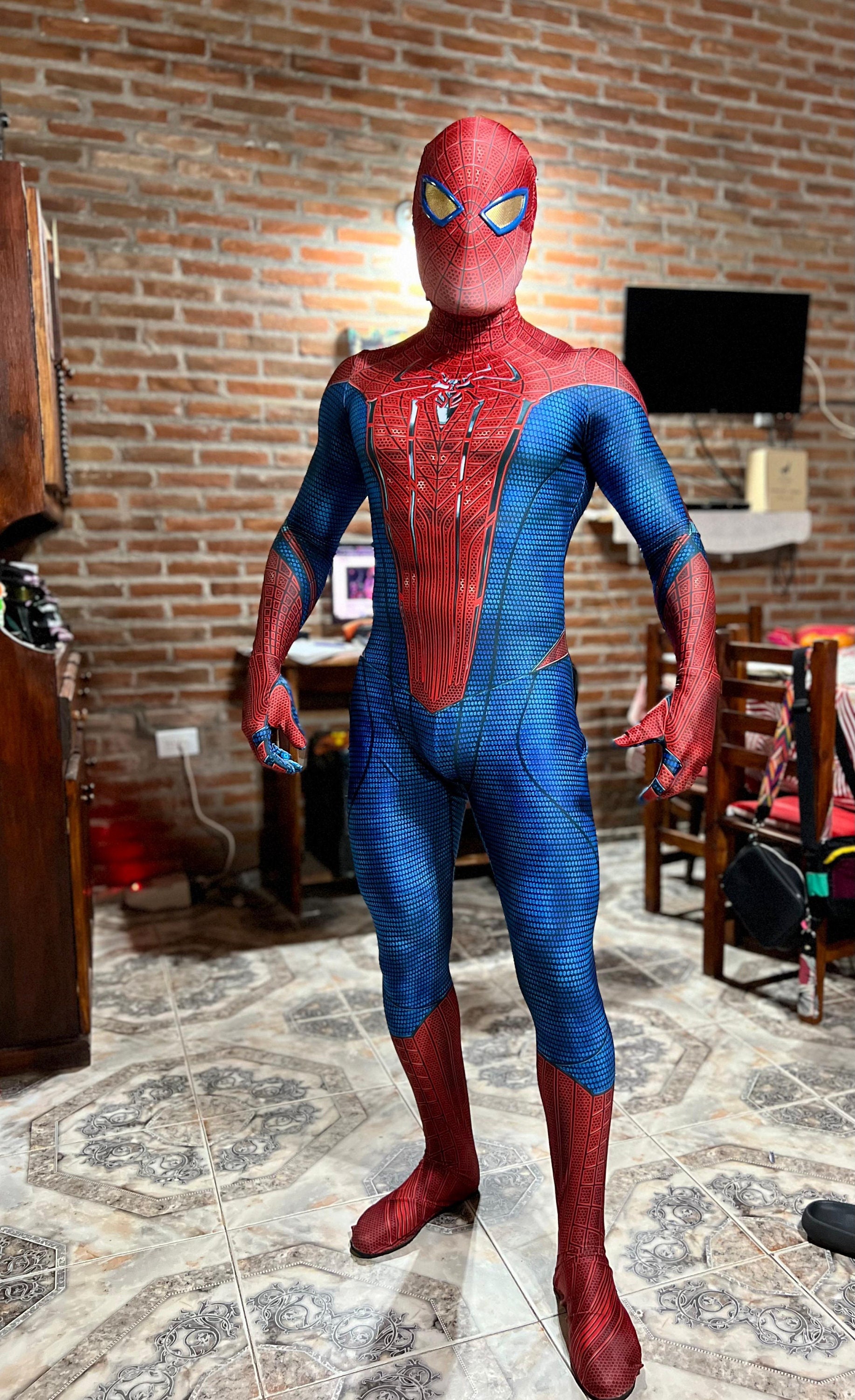 The Amazing Spiderman 1 Costume Andrew Garfield Cosplay Etsy New Zealand