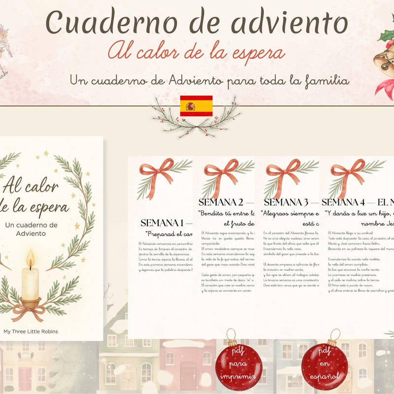 Spanish Advent Calendar - Etsy