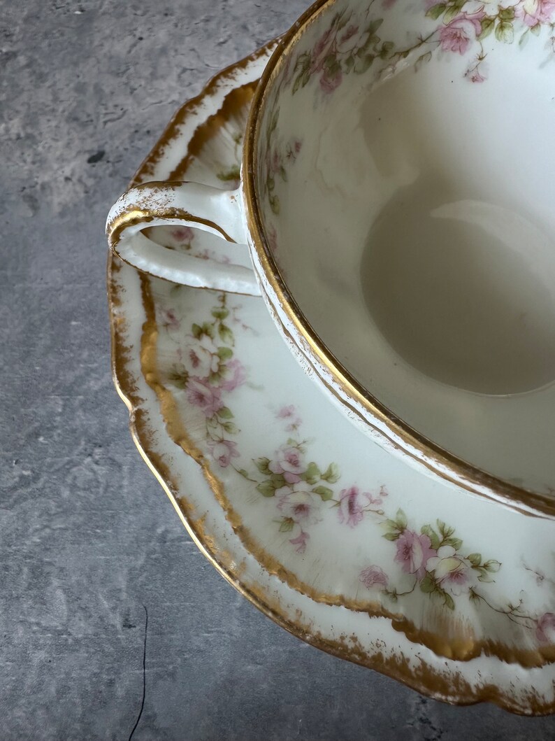 Theodore Haviland Limoges Teacup and Saucer Authentic Haviland Limoges ...