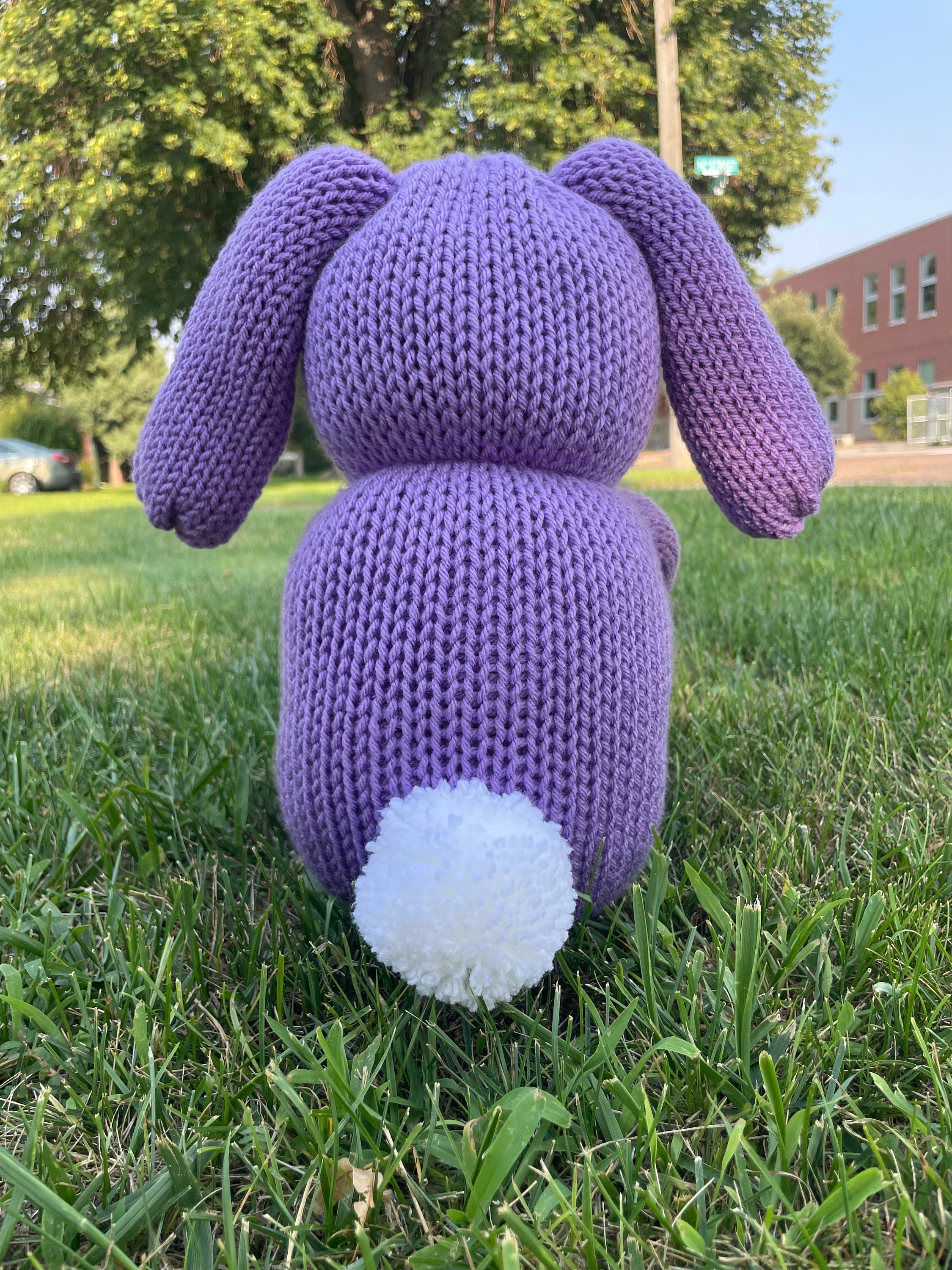 Stuffed Bunny Made by Circular Knitting Machine - Etsy
