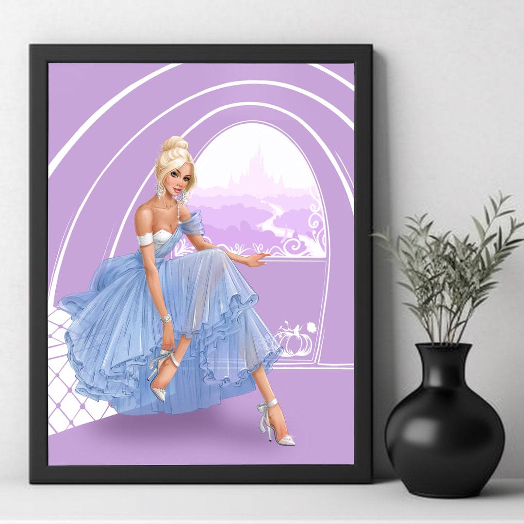 Princess Gift, Princess Art, Princess Poster, Princess Art Poster ...