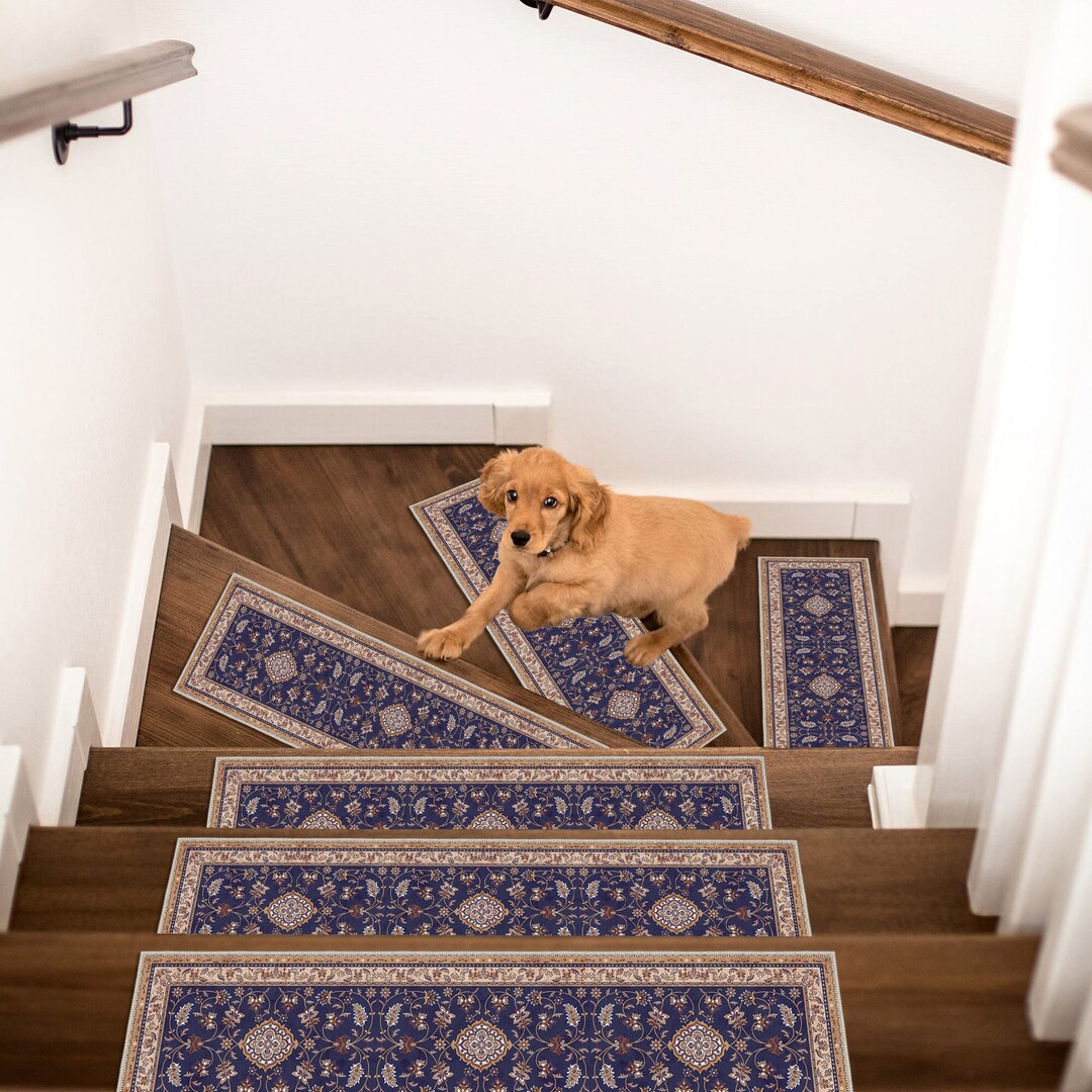 Vintage Stair Rug, Stair Runner, Stair Rug,stair Treads, Non-slip ...