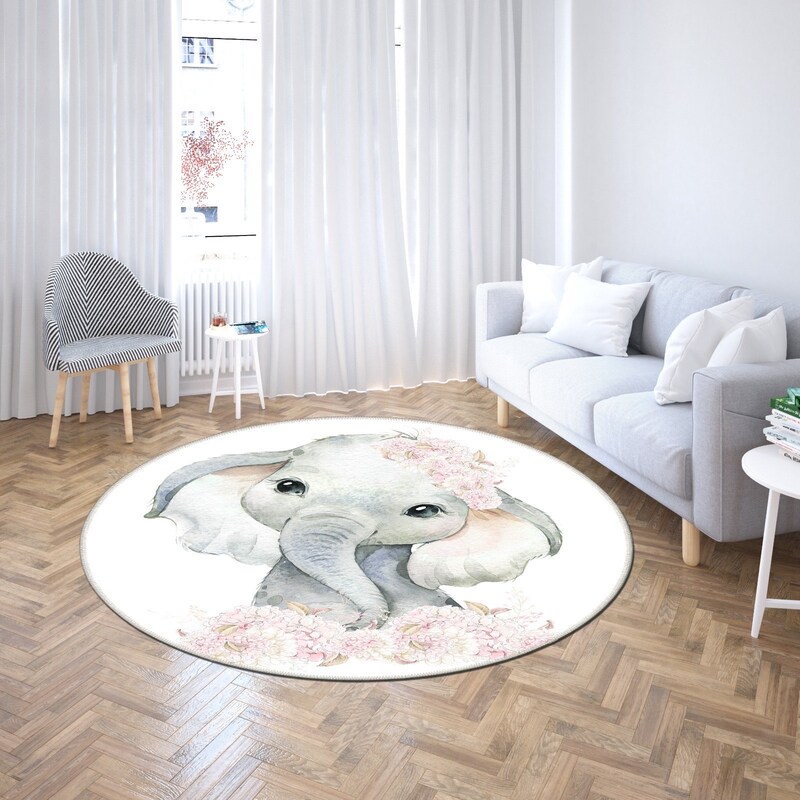 Elephant Rug - Etsy