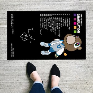 Kanye West Album Cover Rug, Graduation Album Cover Rug, Album Cover Rug ...