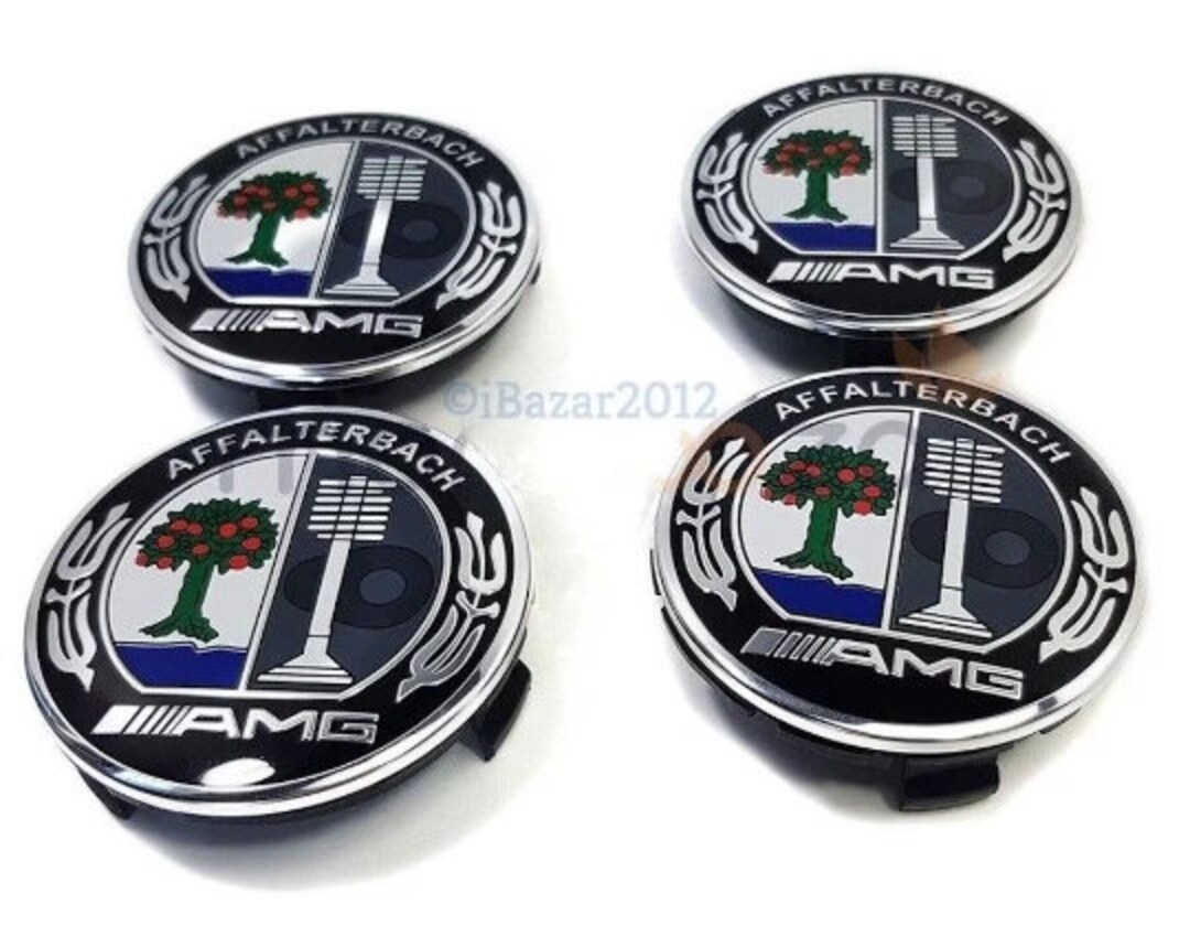 Set of 4 AMG Wheel Center Hub Caps for Mercedes Benz 75mm Rims - Etsy