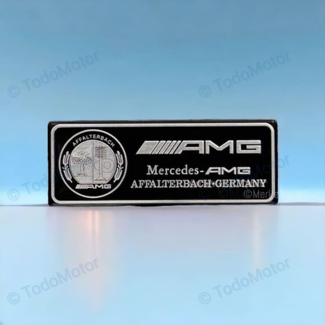 Emblema Logo Negro AMG Mercedes Benz Special Edition - Etsy