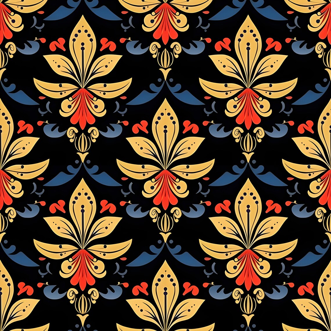 Thai Pattern Seamless Patterns - Etsy