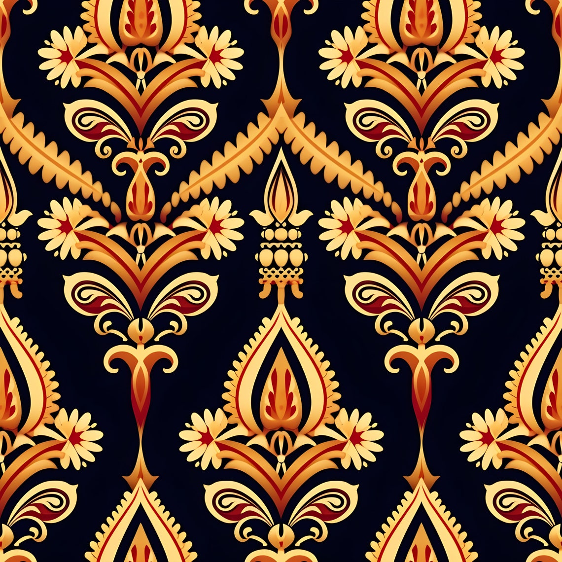 Thai Pattern Seamless Patterns - Etsy