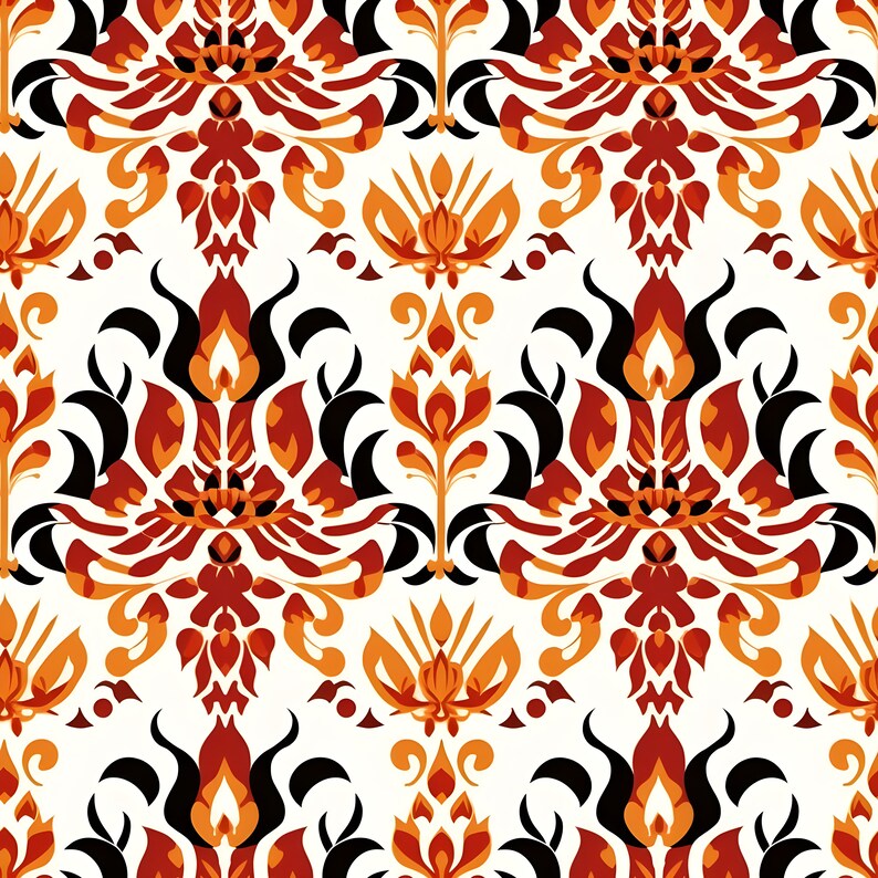 Thai Pattern Seamless Patterns - Etsy