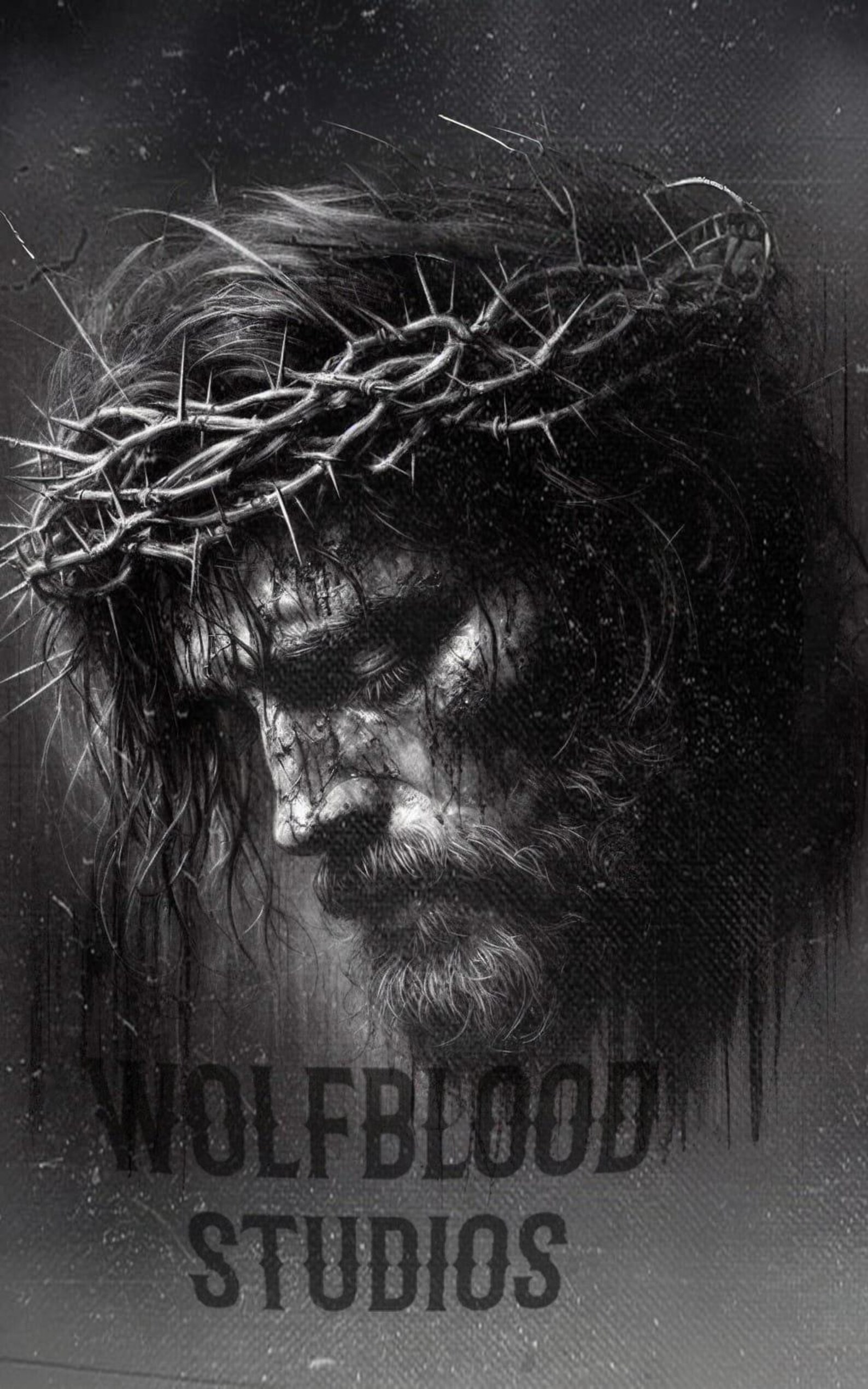 Jesus, Highly Detailed, Digital Art, Printable, Aiart, Canvas Print ...