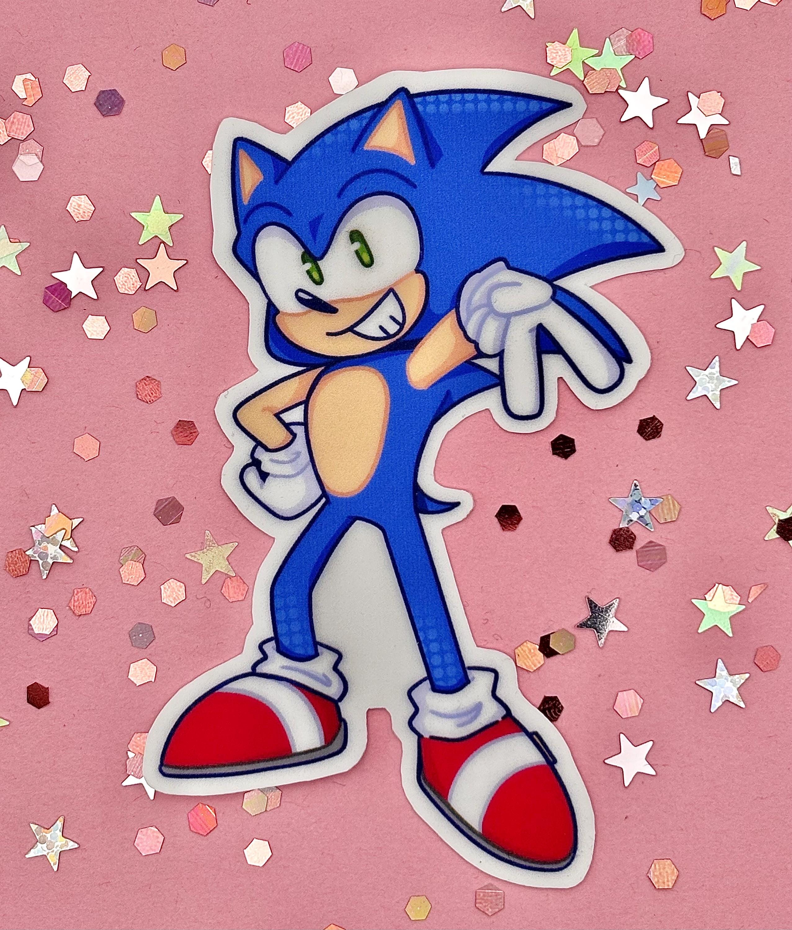 Sonic Gyaru Dog Meme Matte Sticker - Etsy