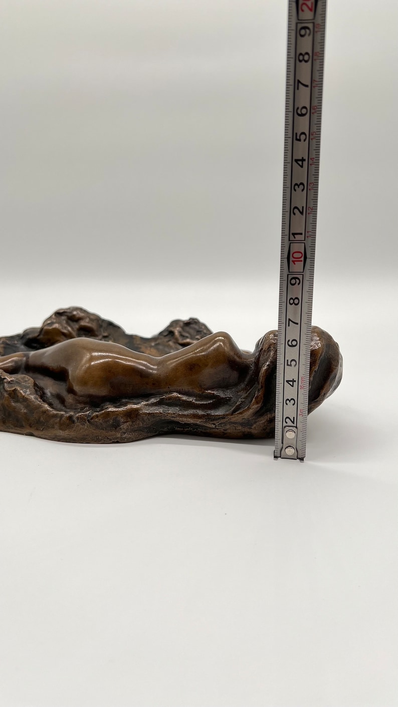 Savu Savargin Signed Bronze Figure Sleeping Nymph Woman Venus Art ...