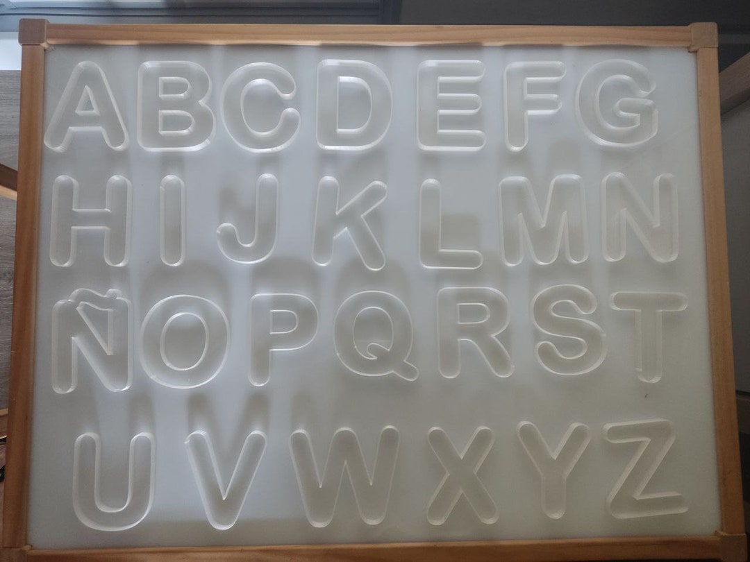 Transparent Fillable Alphabet - Etsy