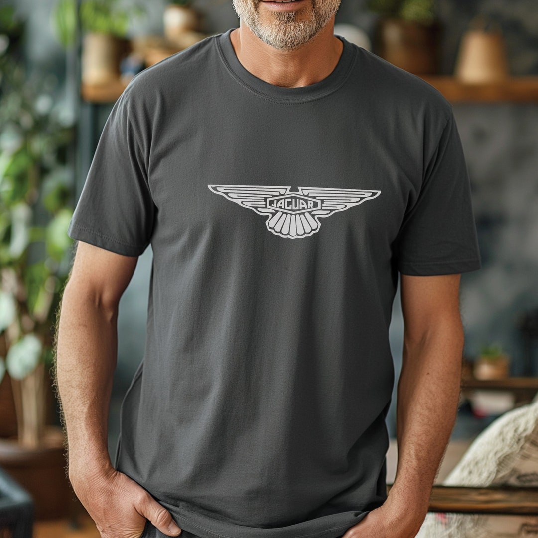Jaguar 1945 Logo Man Heavy T-shirt, Jaguar T-shirt, Jaguar Logo Tee ...
