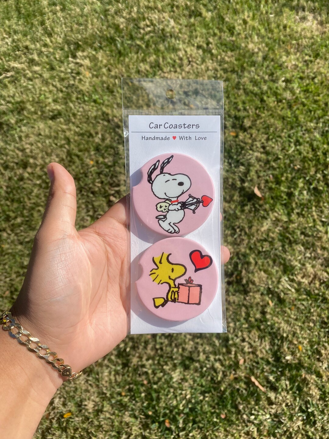 Cupid Puppy Car Coasters - Etsy