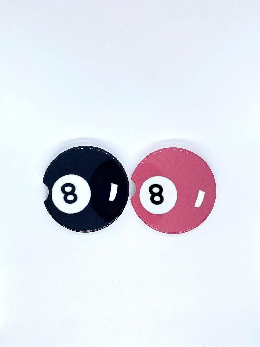 8ball Ceramic Car Coaster - Etsy