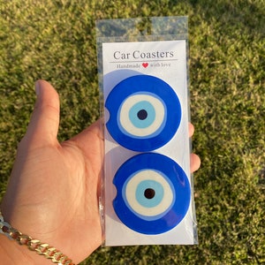 Evil Eye Car Coaster - Etsy