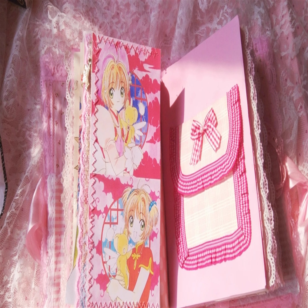 Cardcaptor Sakura Inspired Junk Journal, Kawaii Sakura Diary, Magical ...