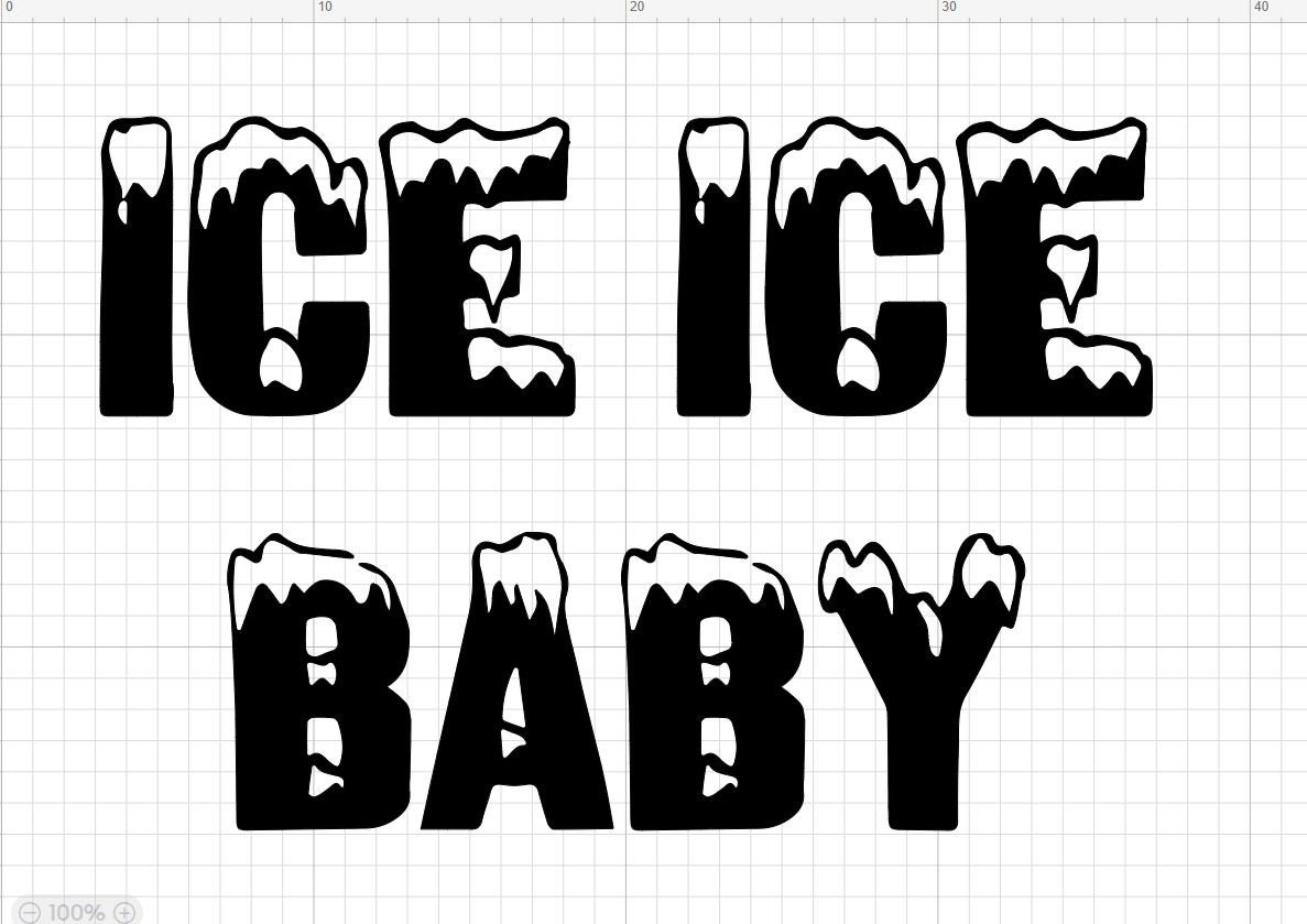 Ice Ice Baby Svg, Cricut, Ice Ice Baby Png, Digital Download, Clipart ...