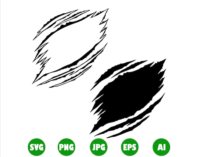 Ripped Shirt Svg, Ripped Png, Scratches Svg, Torn Shirt Png, Claw Mark ...