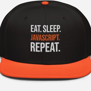 Funny Programming Javascript Snapback Hat Gift for Programmer Present ...