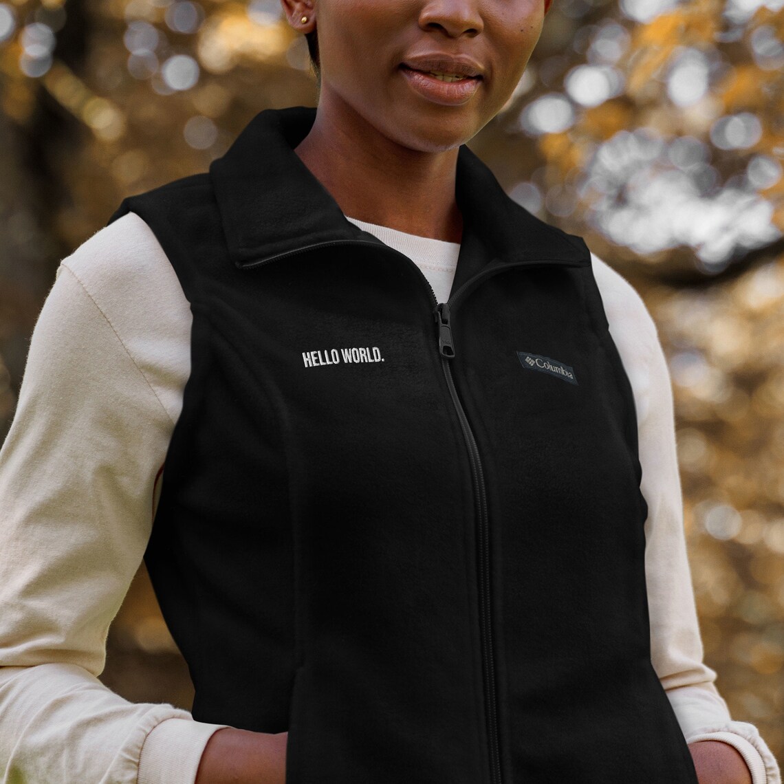 Geek Programmer Womens Columbia Fleece Vest Gift for Geek Girl Present ...