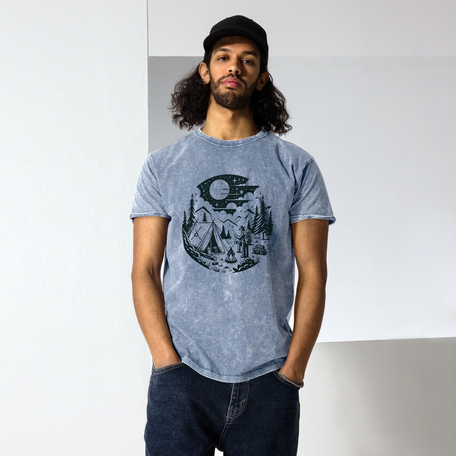 Bushcraft Denim T-shirt Bushcraft Gear Gift Camping Shirt Survival ...