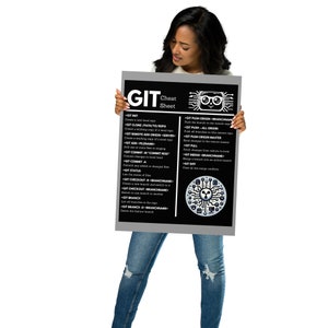Git Cheat Sheet Poster Github Devops Sysadmin Software Engineering Developer Linux Javascript ...