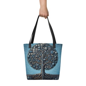 Tech Tree Tote Bag Programmer Gift Scrum Master Product Owner Project ...