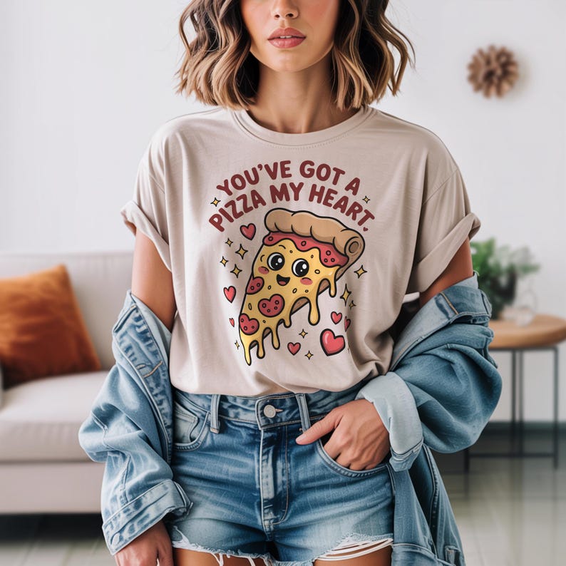 You’ve Got a Pizza My Heart Clipart, Valentine's Day Sublimation Art ...