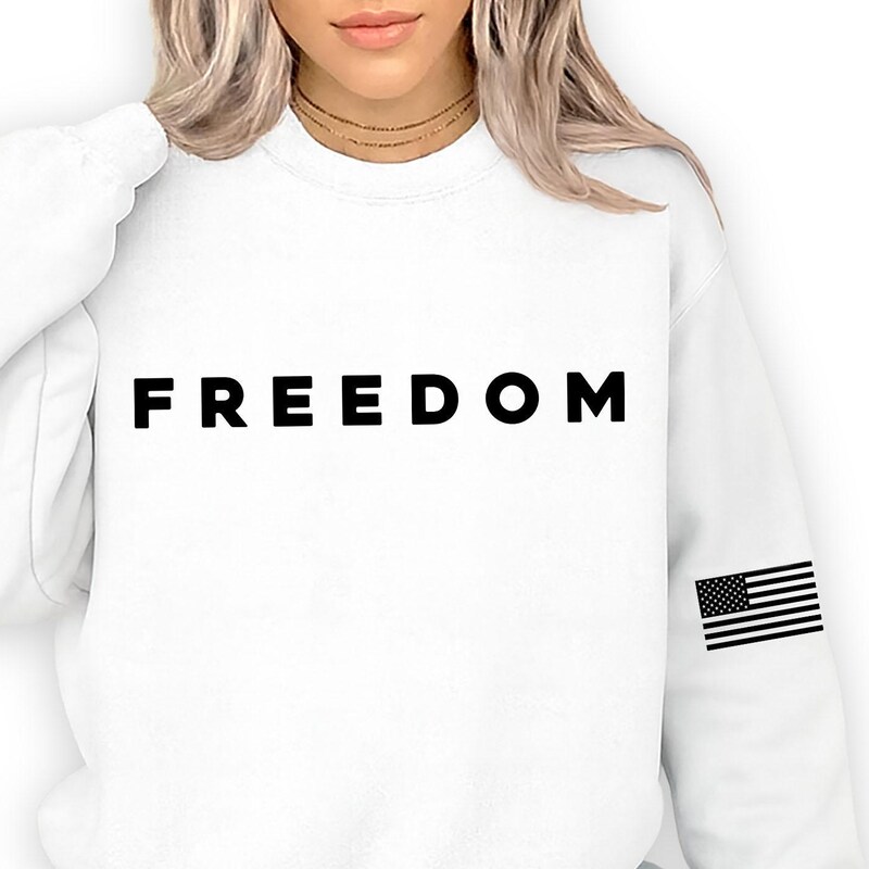 Charlie Kirk Freedom Sweatshirt - Etsy