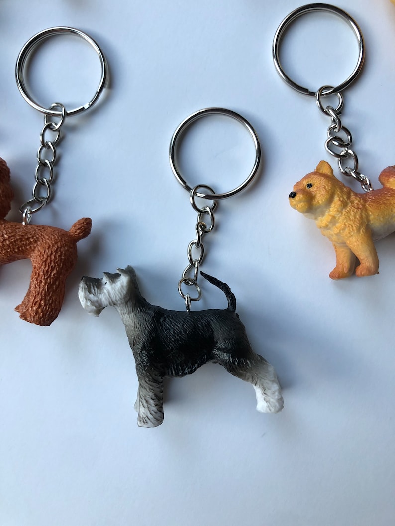 Dog Keychains, Mini Dog Toy Figurines Upcycled, Dog Lovers Gift, Beagle ...
