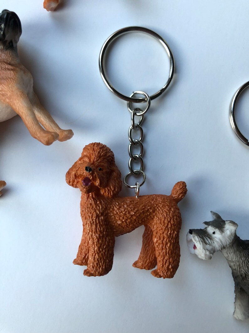 Dog Keychains, Mini Dog Toy Figurines Upcycled, Dog Lovers Gift, Beagle ...