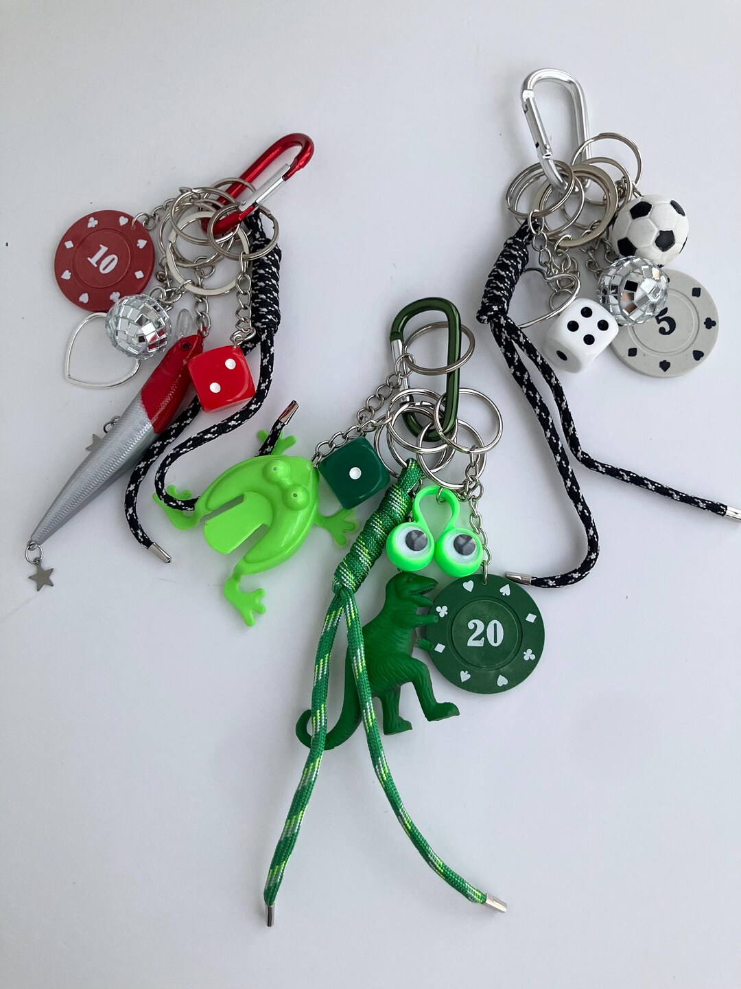 Cluster Keychain, Clutter Keychains, Bag Charms, Fashion Trends, Y2k - Etsy
