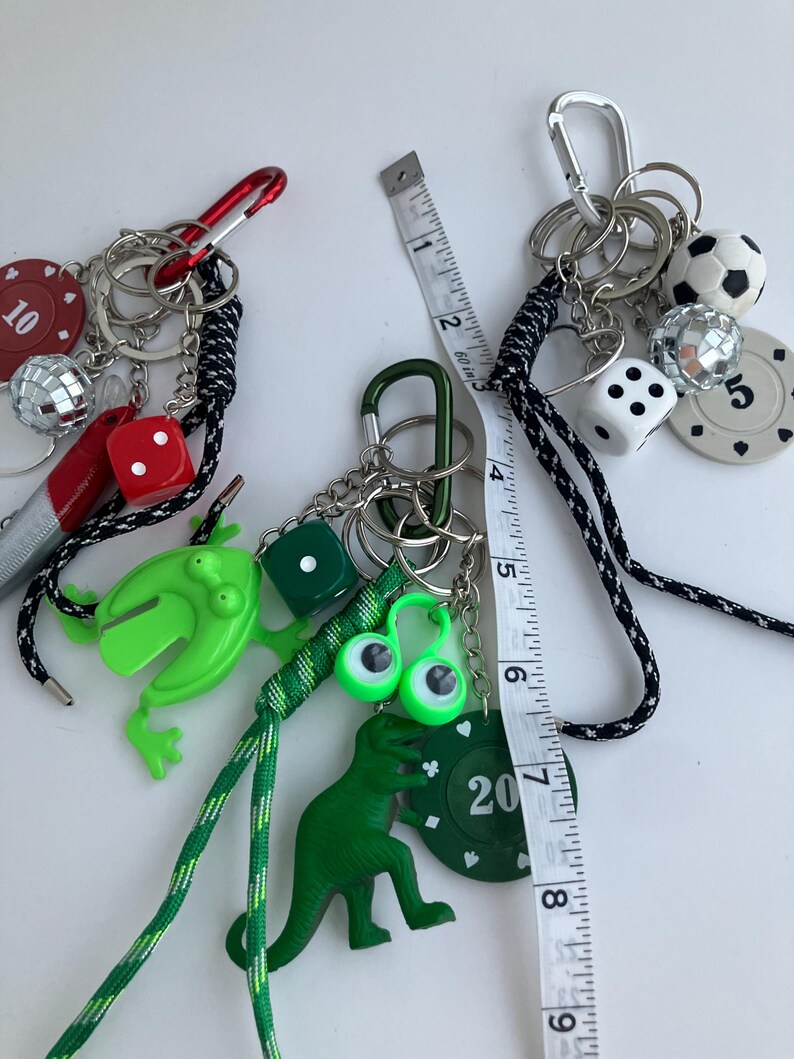 Cluster Keychain, Clutter Keychains, Bag Charms, Fashion Trends, Y2k - Etsy